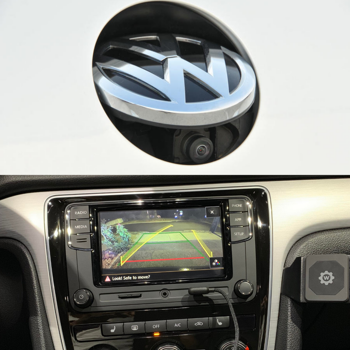 HD VW Flip Badge Reverse Camera - 2006-2012 VW GOLF – Euro Parts Haus